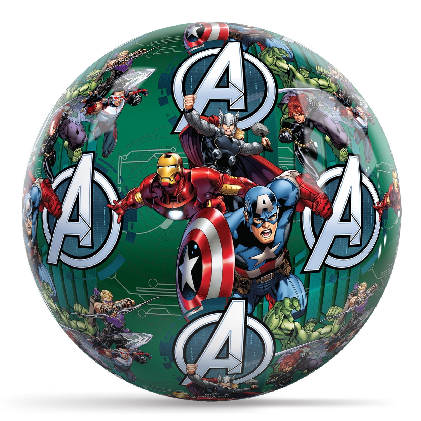Marvel - Avengers - Characters Pattern 10lb Bowling Ball - Walmart.com