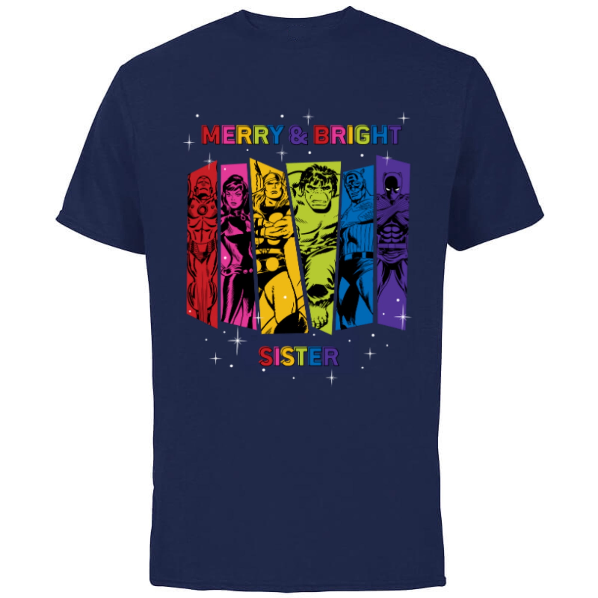 Marvel Avengers Christmas Family Trip Merry & Bright Sister - Short ...