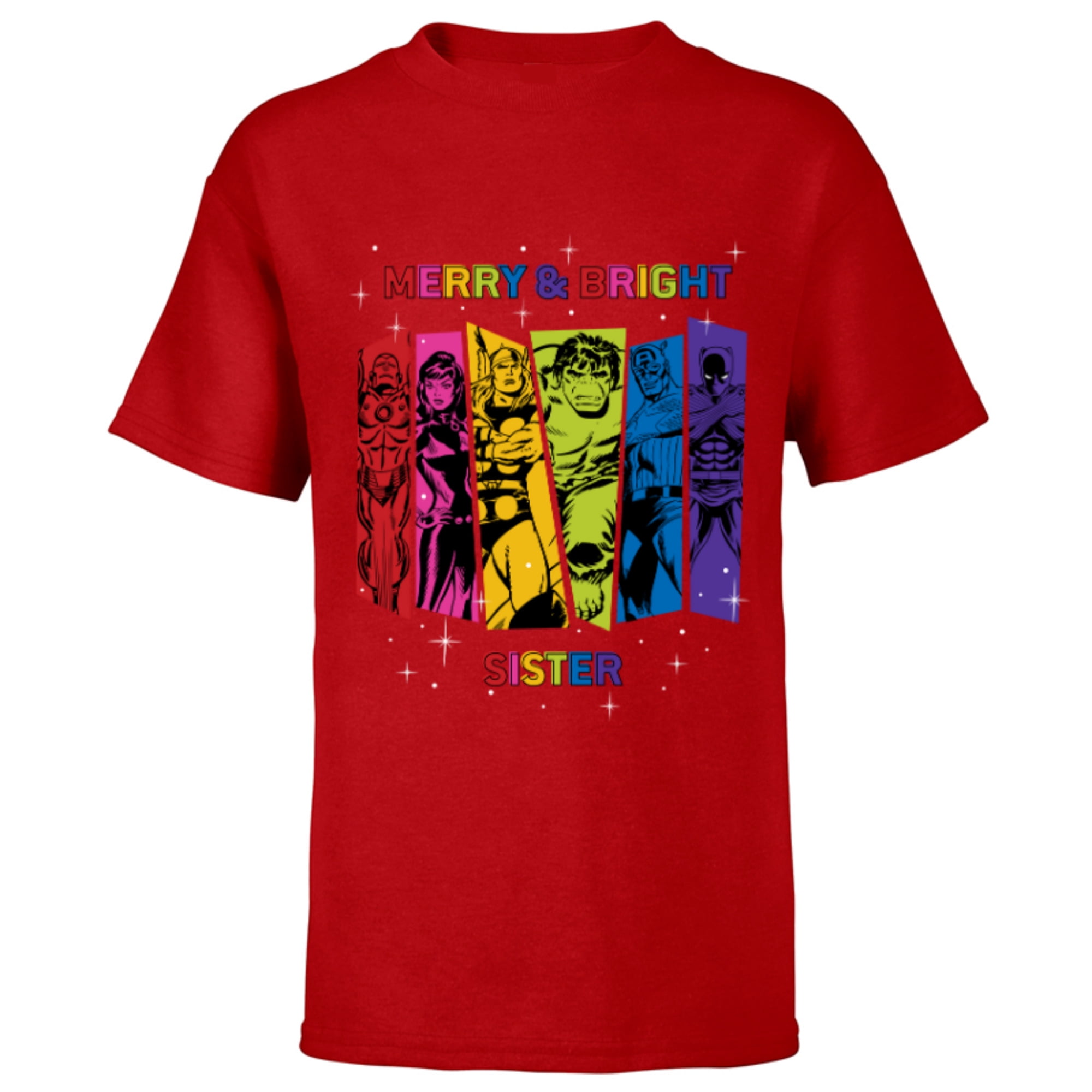 Marvel Avengers Christmas Family Trip Merry & Bright Sister - Short ...