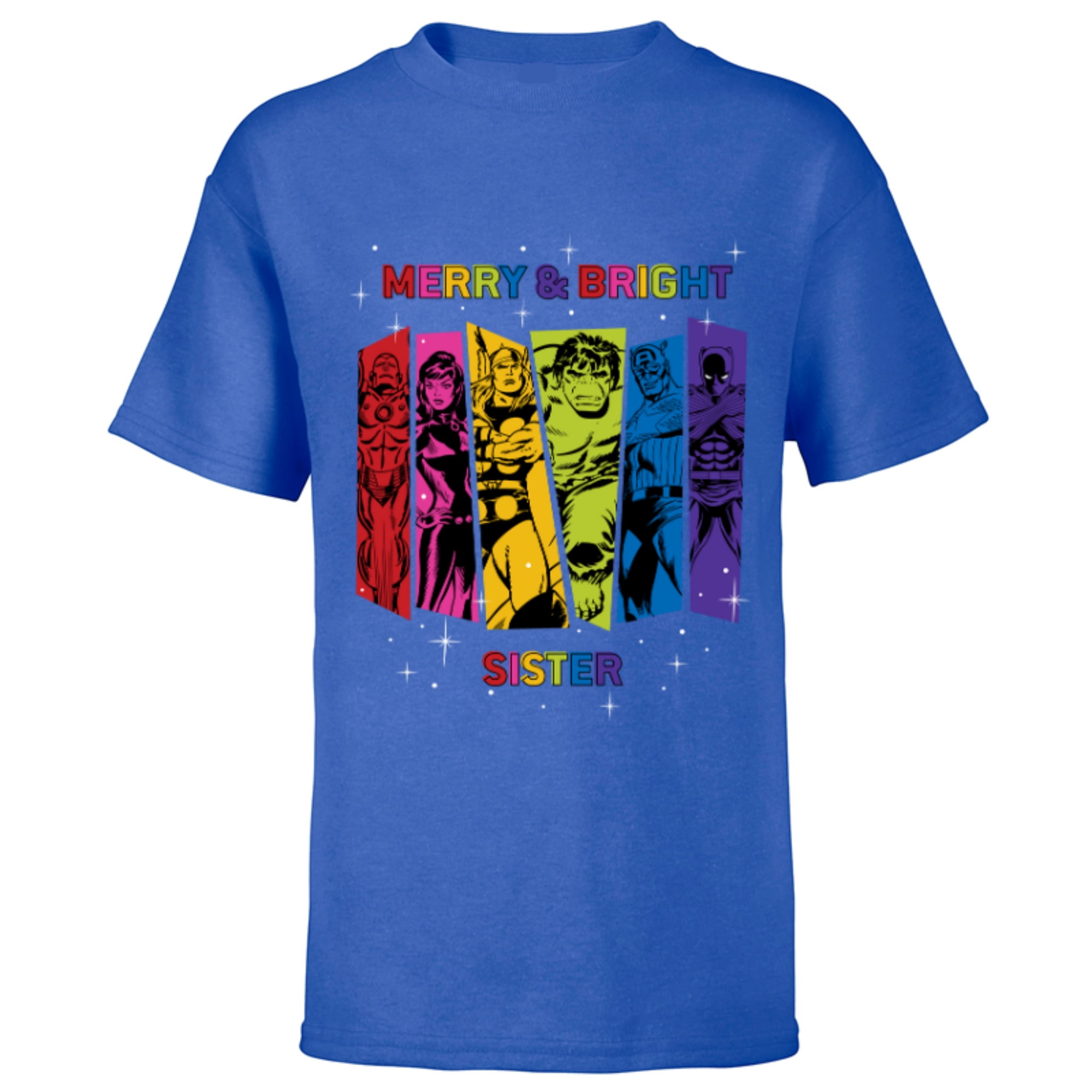 Marvel Avengers Christmas Family Trip Merry & Bright Sister - Short ...