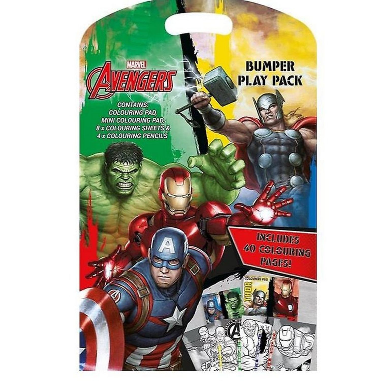 Marvel Avengers Coloring Set (Pack of 14) - Walmart.com