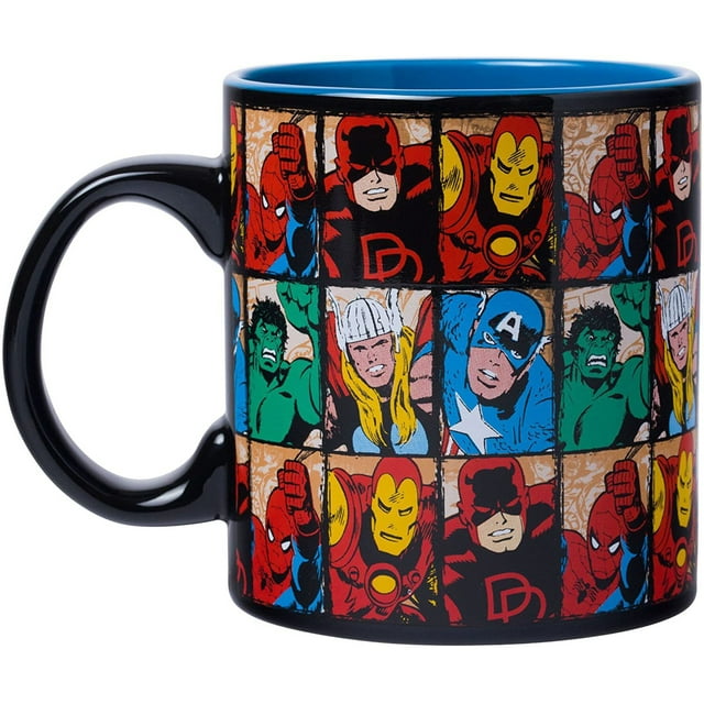 Marvel Avengers Comics Grid Jumbo Ceramic Coffee Mug, 20-Ounces - Walmart.com