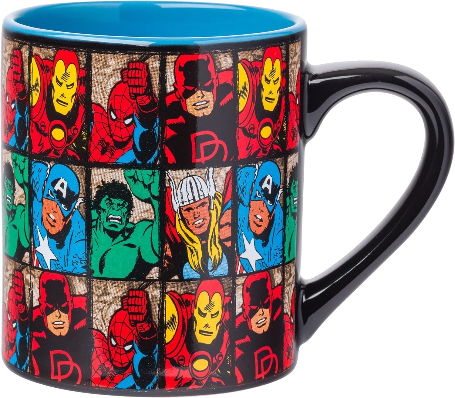 Marvel Avengers Ceramic Coffee Mug, 20-Ounces, Featuring Captain ...