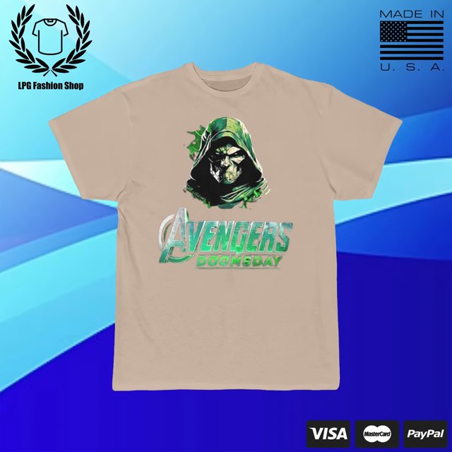 Marvel Avengers Doomsday Robert Downey Doctor Doom T-shirt - Walmart.com