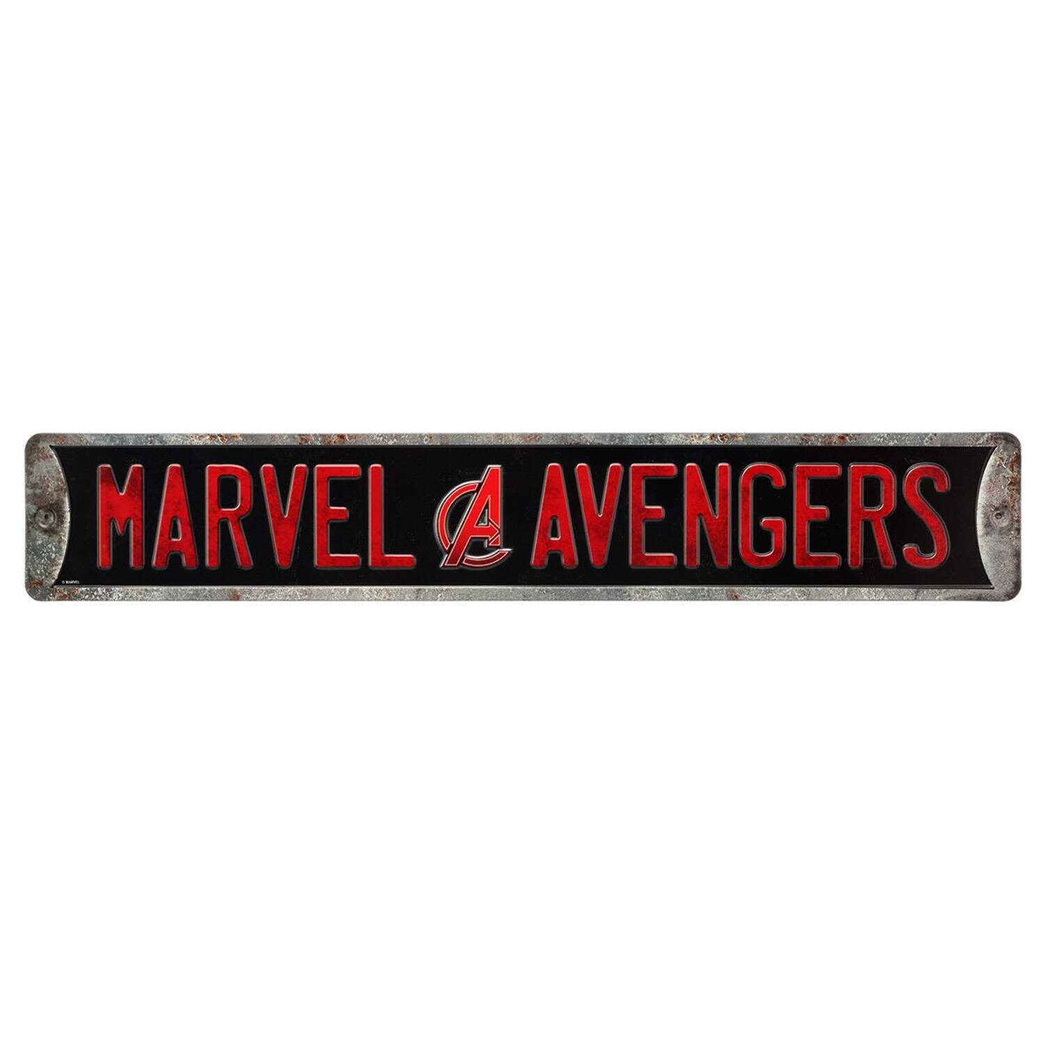 Marvel Avengers Embossed Metal Street Sign - Walmart.com