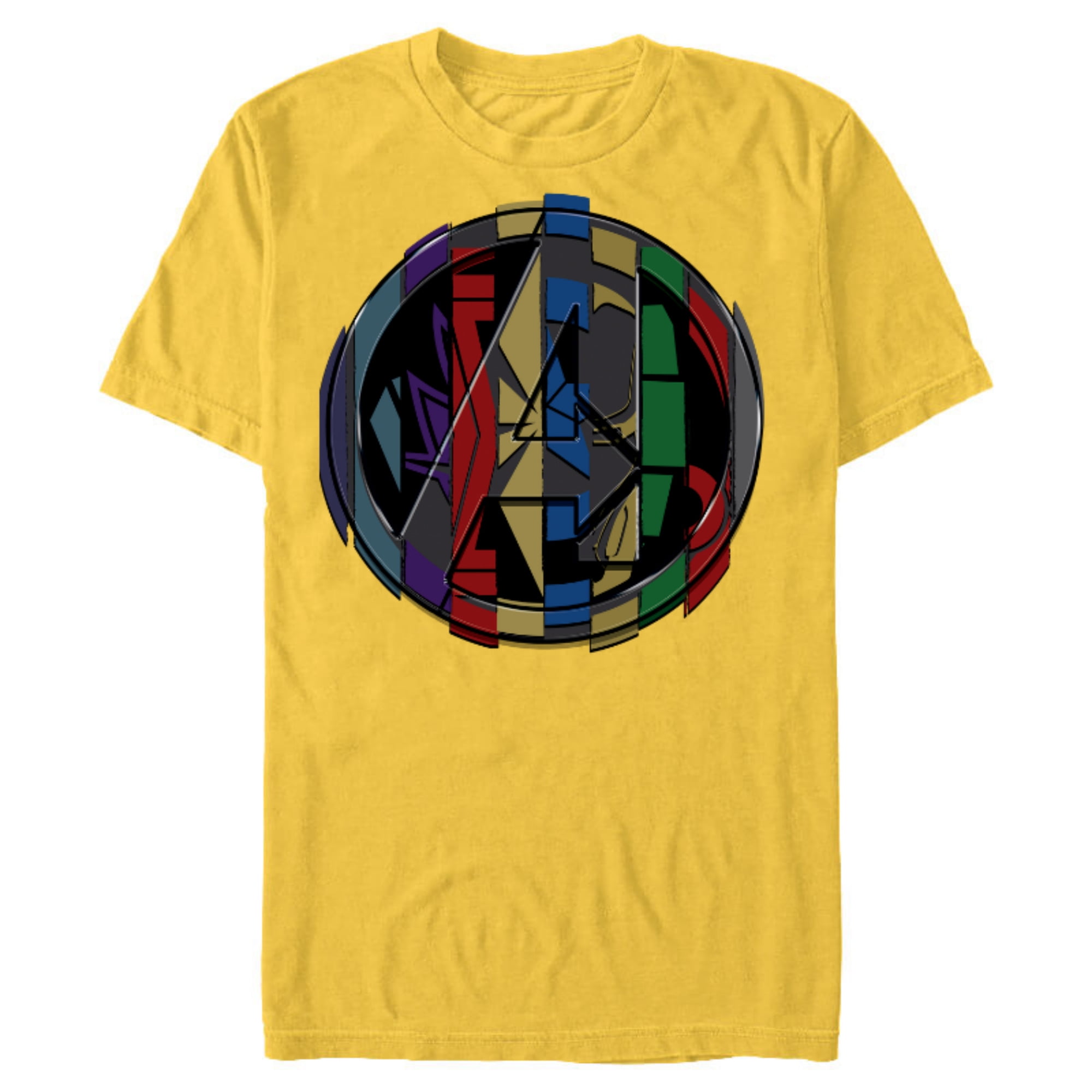 Marvel Avengers: Endgame Logo Super Hero Colors - Short Sleeve Blended ...