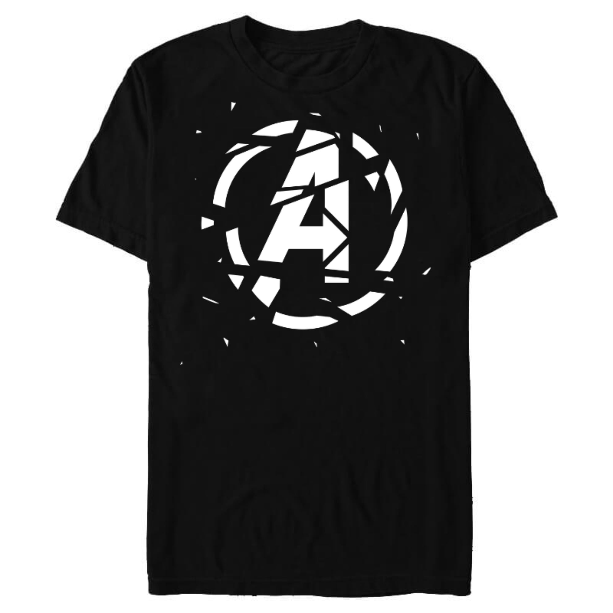Marvel Avengers: Endgame Shattered Logo - Short Sleeve Blended T-Shirt ...