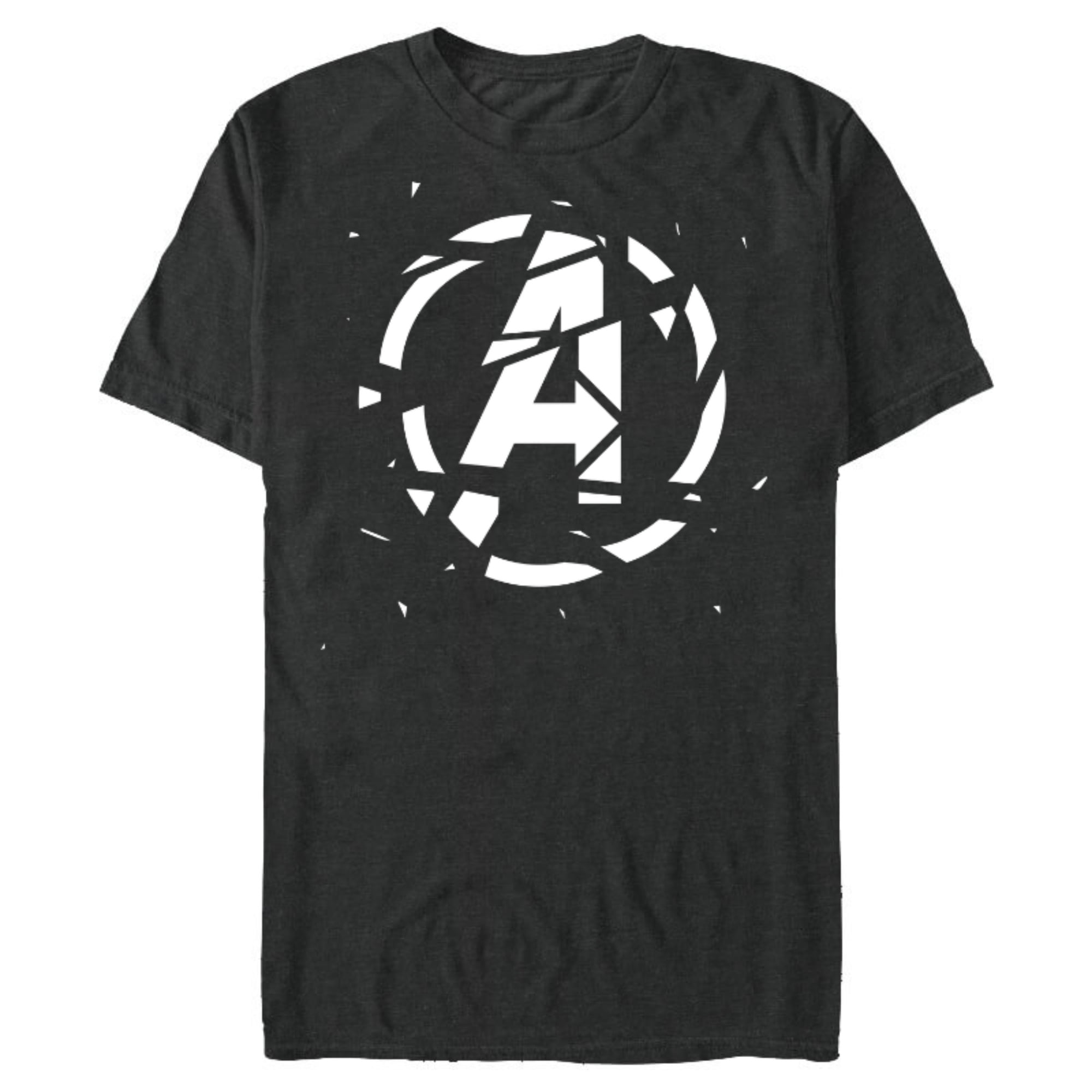 Marvel Avengers: Endgame Shattered Logo - Short Sleeve Blended T-Shirt ...