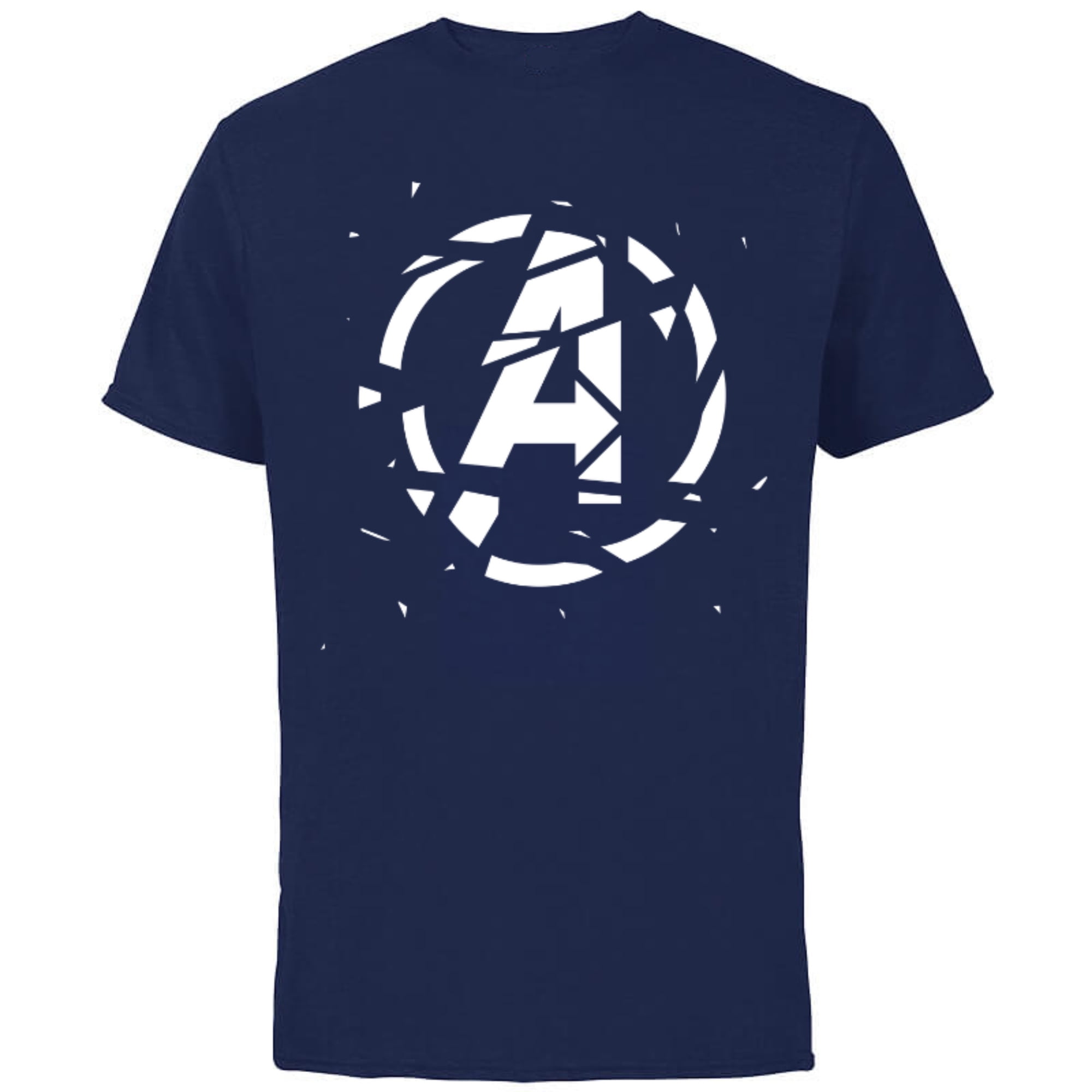 Marvel Avengers: Endgame Shattered Logo - Short Sleeve Cotton T-Shirt ...