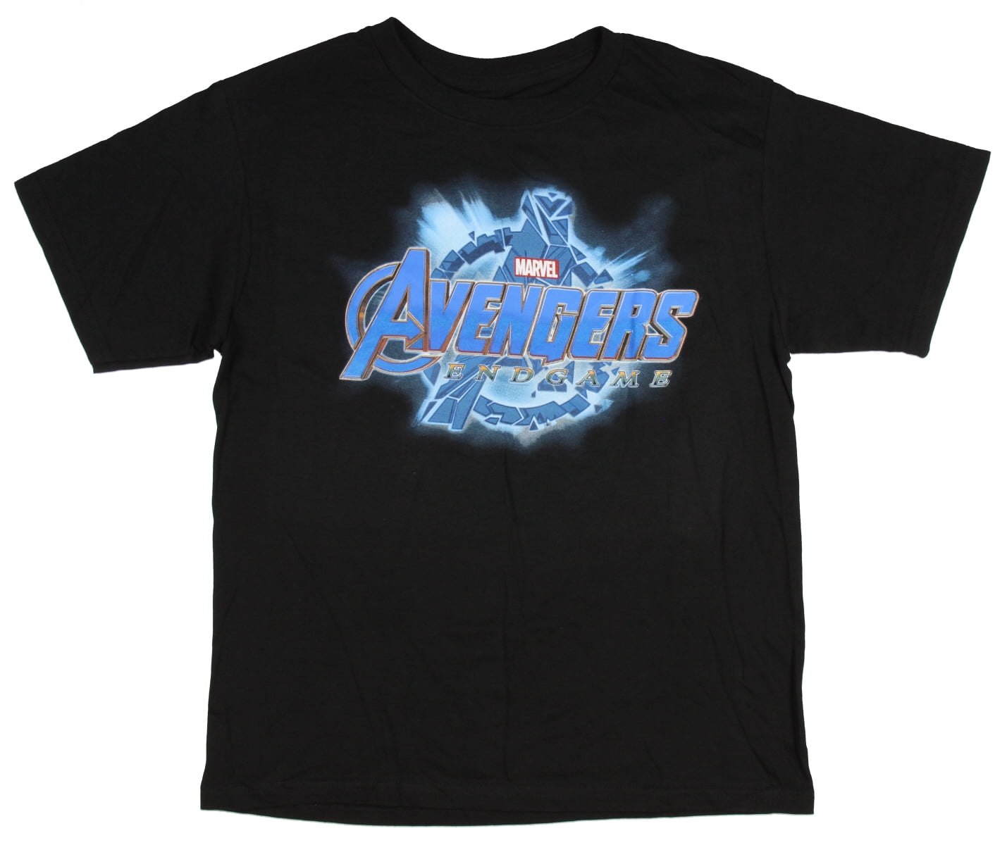Marvel Avengers Endgame Shirt Big Boys' Shattered Movie Logo T-Shirt ...