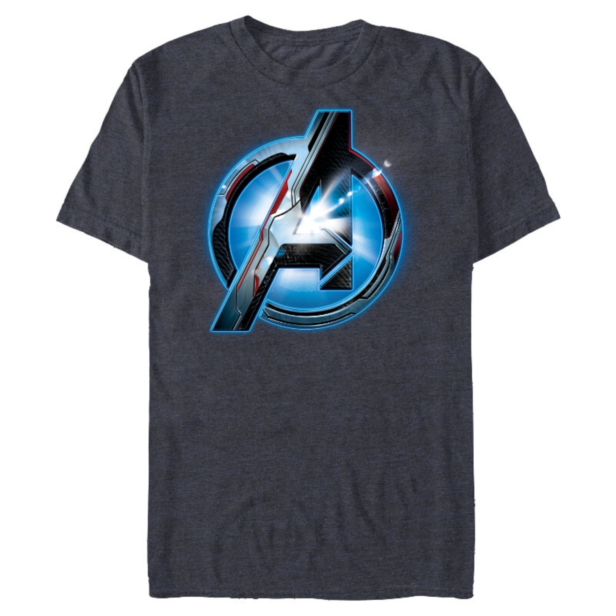 Marvel Avengers: Endgame Uniform Logo - Short Sleeve Blended T-Shirt ...