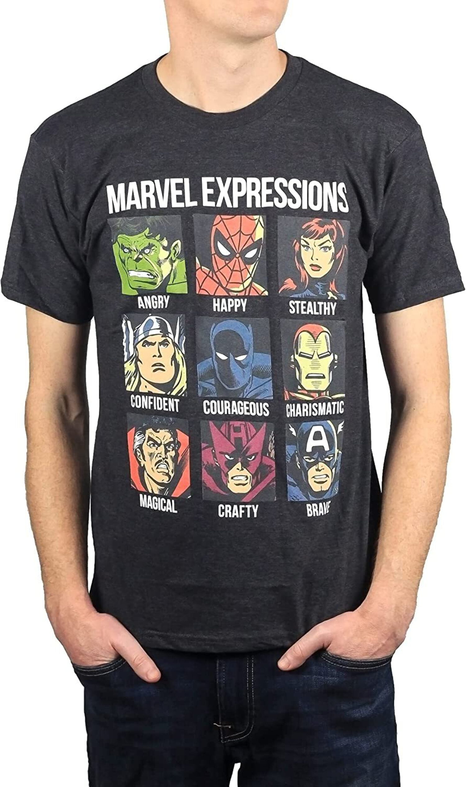 Marvel Avengers Expression Moods Hulk Thor Iron Man Black Panther ...