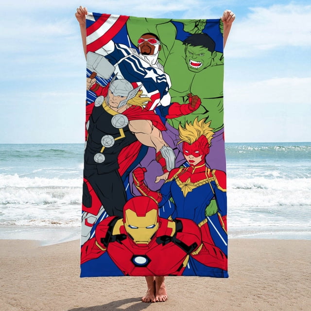 Marvel Avengers Fantastic 5 Standard Beach Towel - Walmart.com