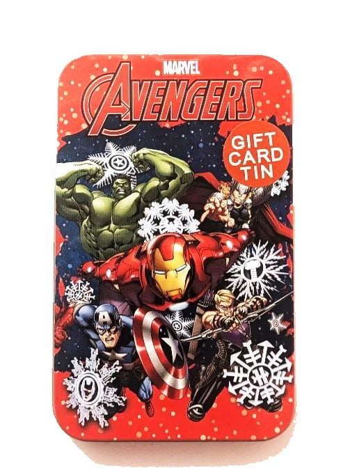 Marvel Avengers Gift Card Holder Tin Steel - Walmart.com
