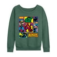 Marvel - Avengers Grid - Women's French Terry Long Sleeve Pullover ...