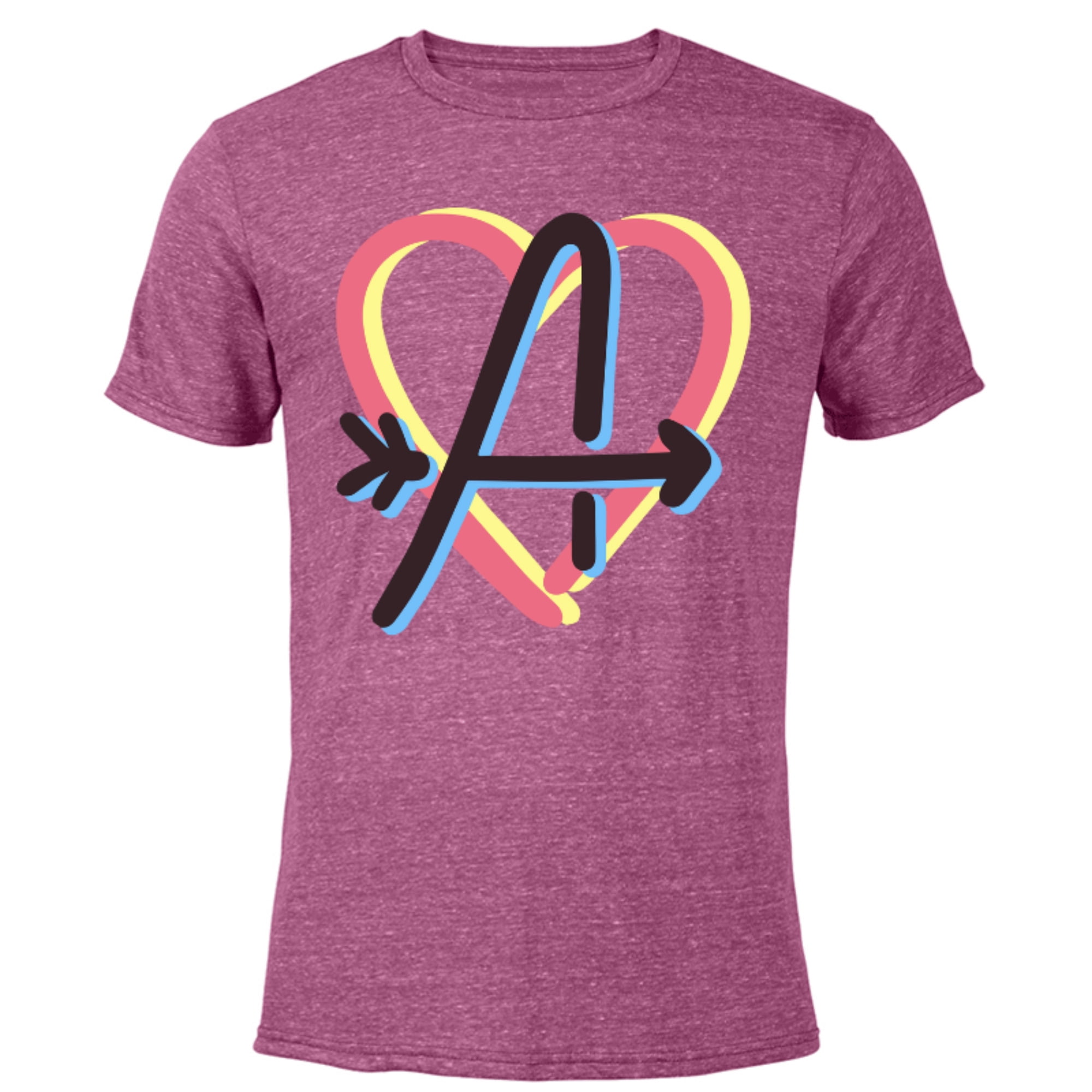 Marvel Avengers Heart Valentine’s Day - Short Sleeve Blended T-Shirt ...