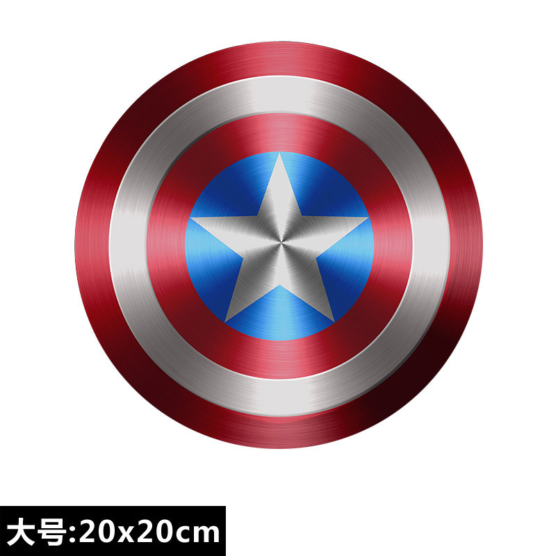Marvel Avengers Heroes Captain America 3d Logo Car Sticker Car Sticker ...
