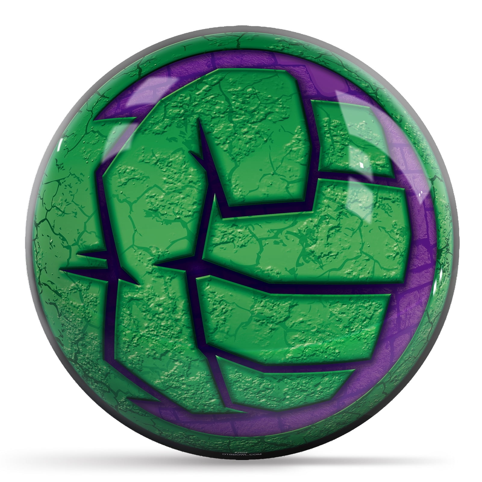 Marvel Avengers Hulk Icon Undrilled Bowling Ball - Walmart.com