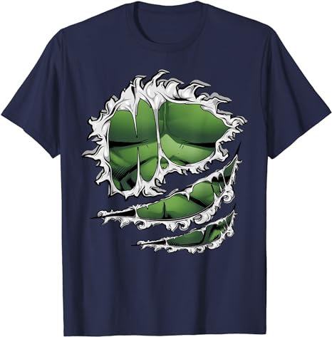 Marvel Avengers Hulk Ripped Costume T-Shirt - Walmart.com