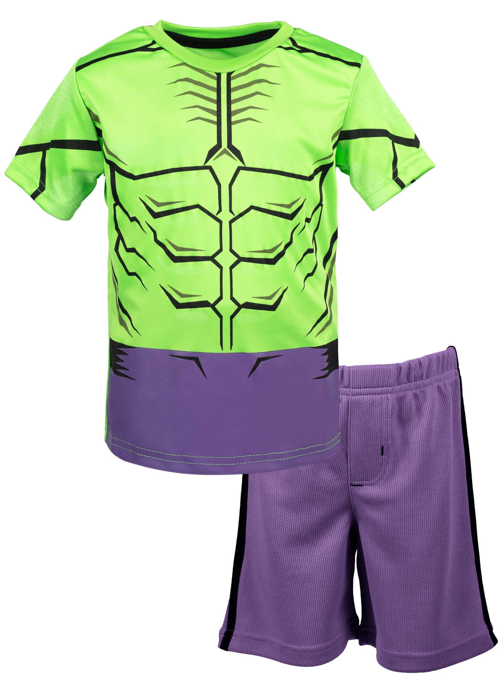 Marvel Avengers Hulk Toddler Boys T-Shirt and Shorts Outfit Set Toddler ...