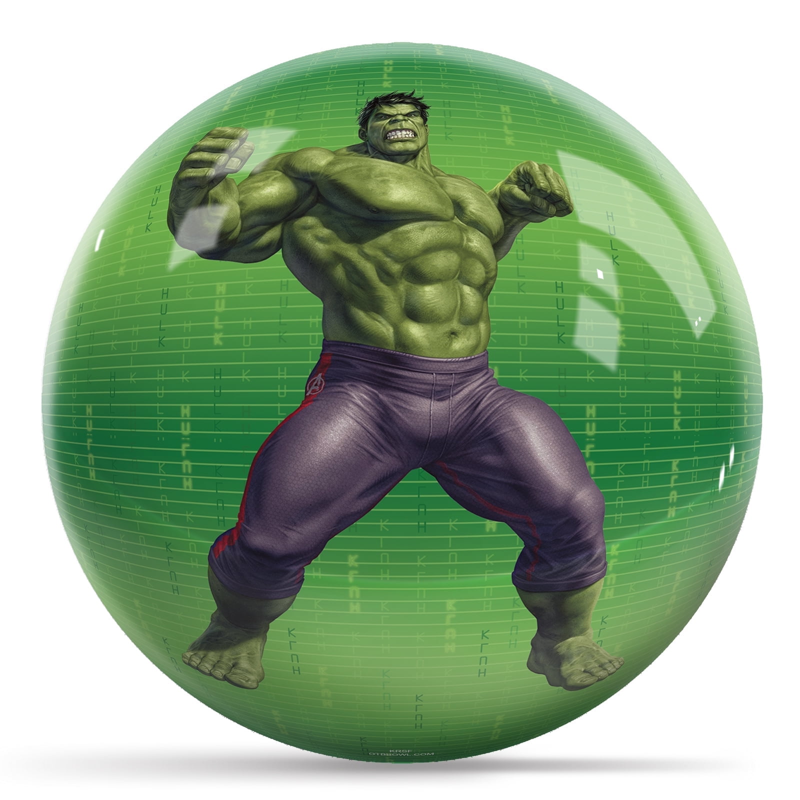 Marvel Avengers Hulk Undrilled Bowling Ball - Walmart.com