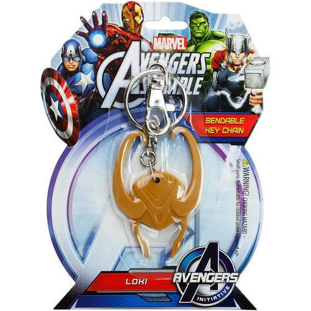 Key Chain - Marvel - Loki's Helmet Bendable New Toys Licensed krb-4610 ...
