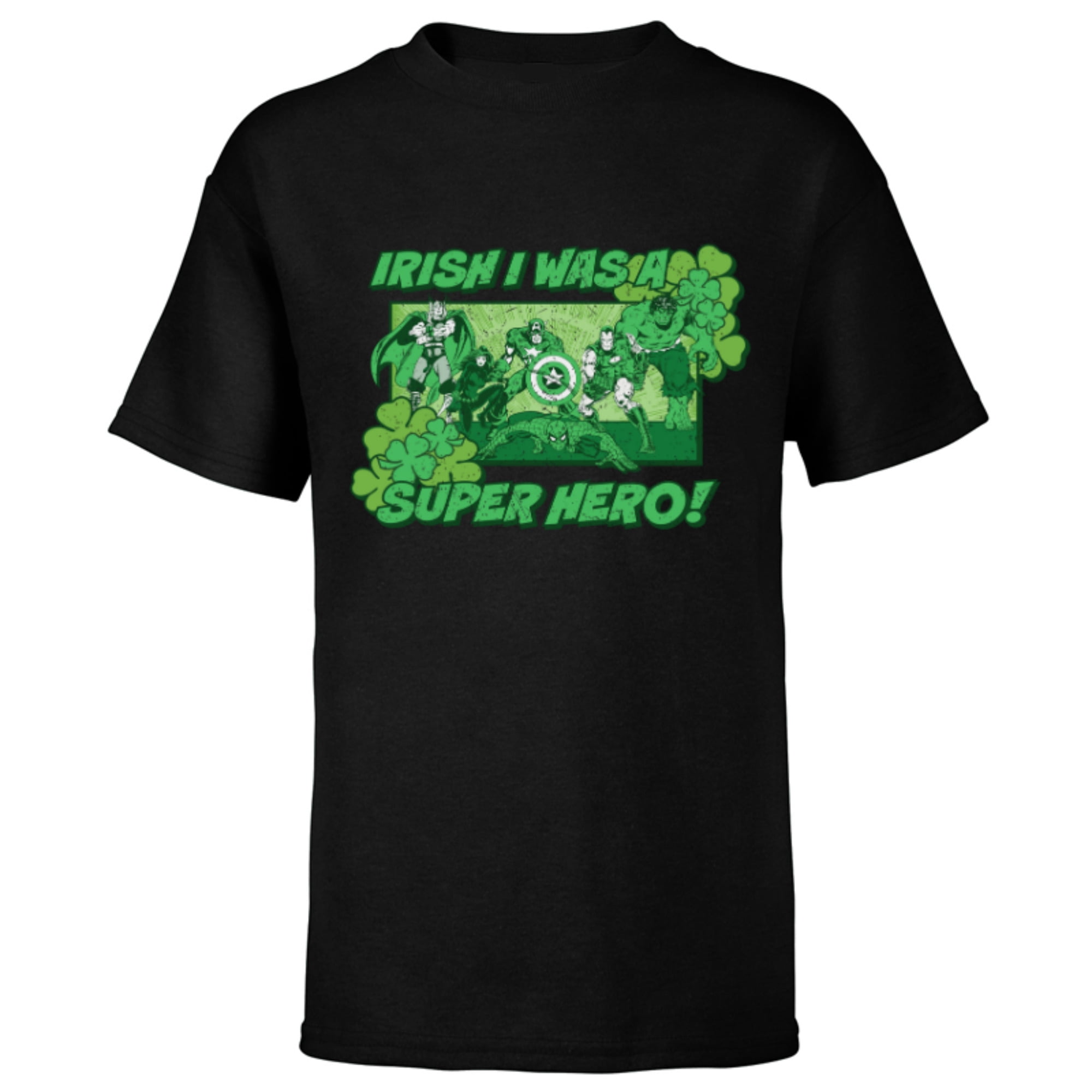 Marvel Avengers Irish I Was a Super Hero St. Patrick’s Day - Short ...