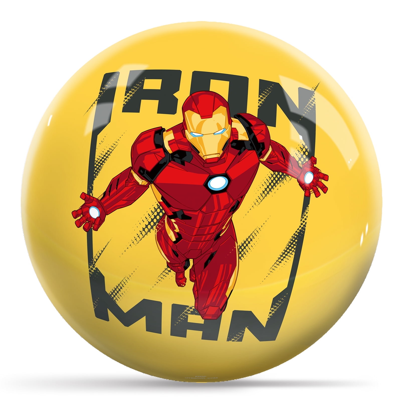 Marvel - Avengers - Iron Man 10lb Bowling Ball - Walmart.com