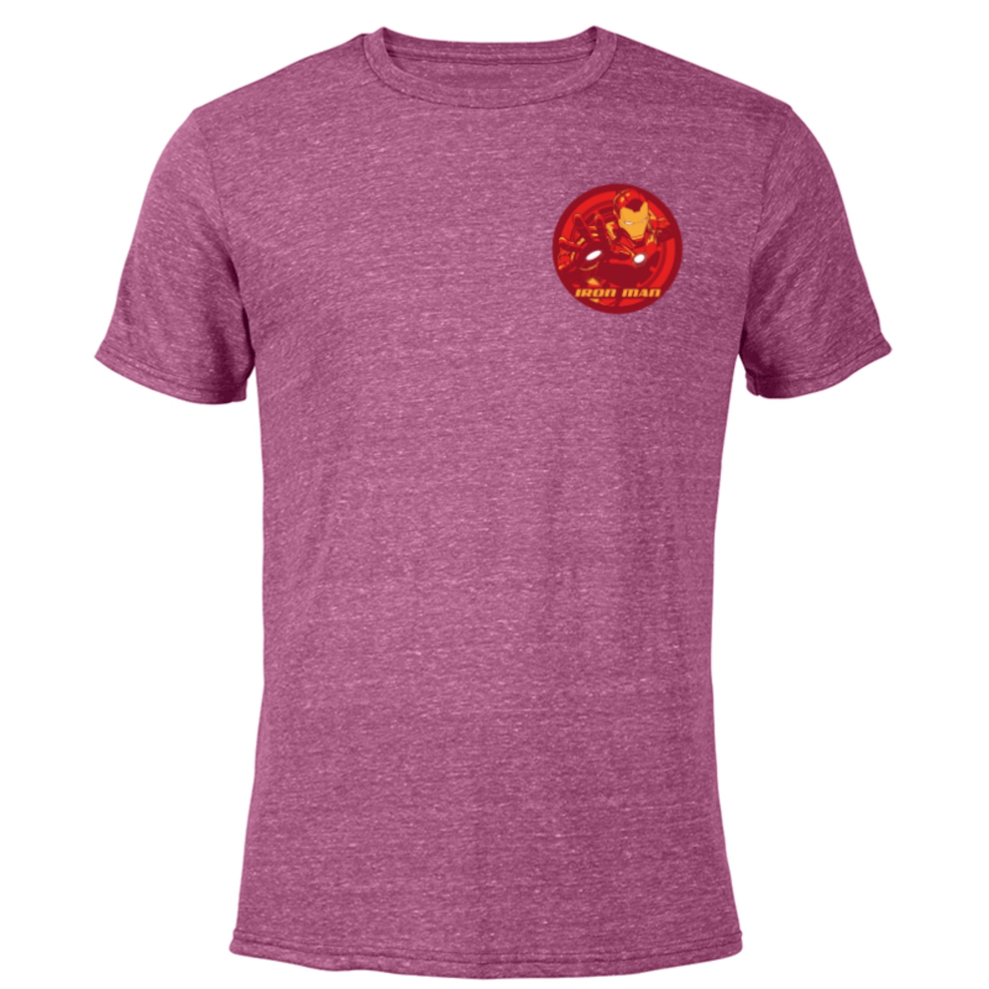 Marvel Avengers Iron Man Hero Circle - Short Sleeve Blended T-Shirt for ...