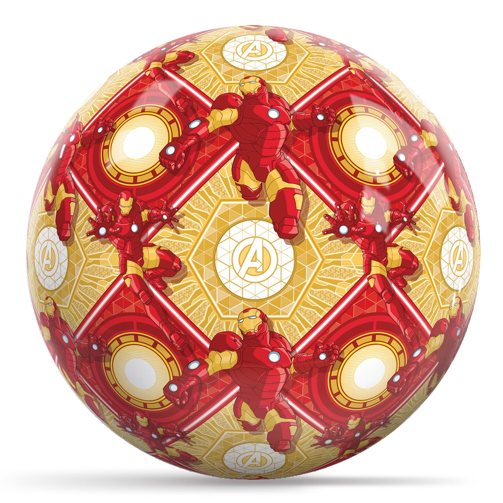 Marvel - Avengers - Iron Man Pattern 10lb Bowling Ball - Walmart.com
