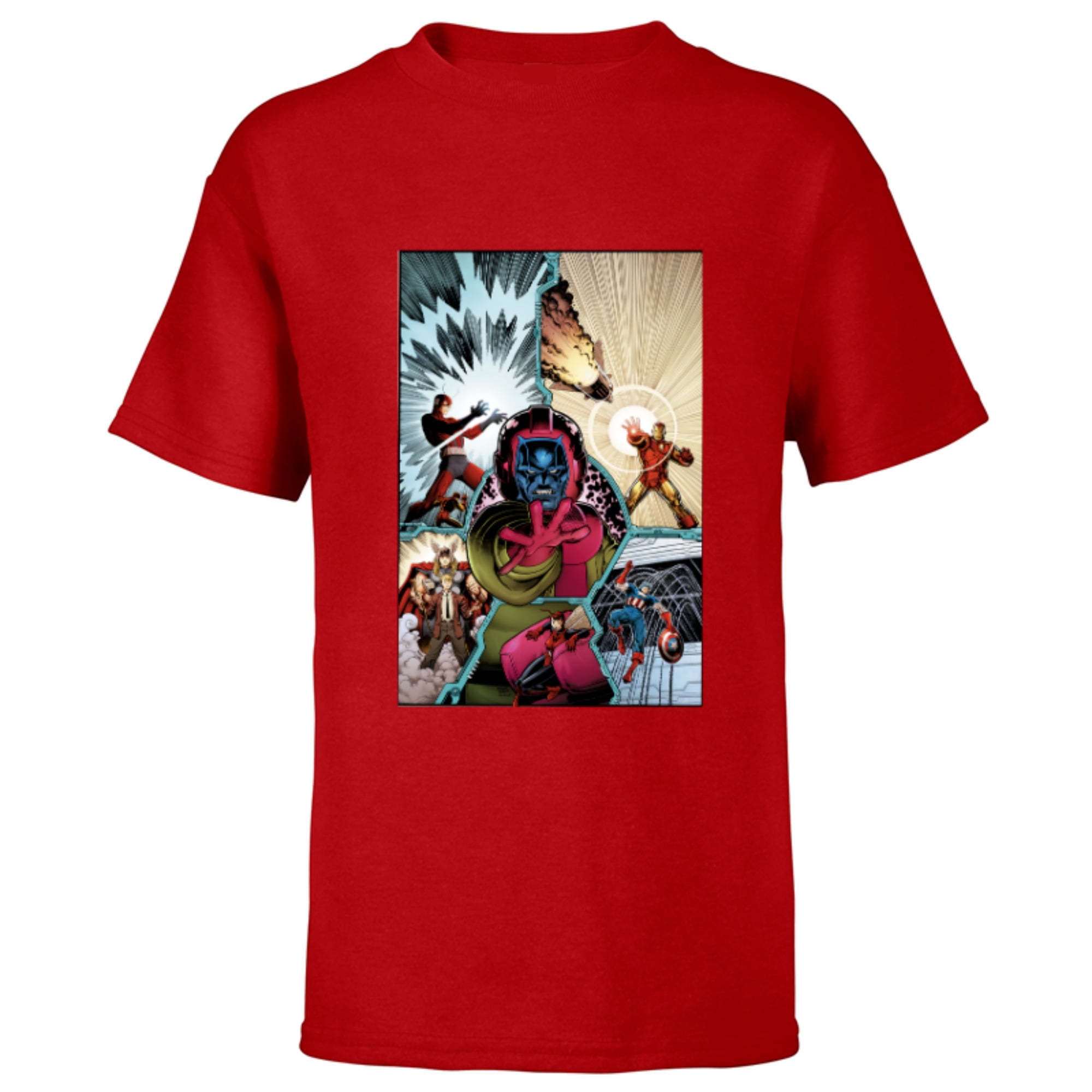 Marvel Avengers Kang the Conqueror Classic Comic Cover - Short Sleeve T ...