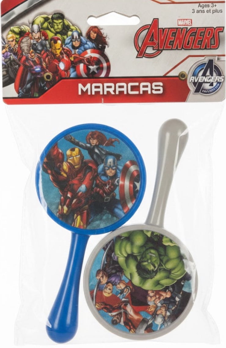 Marvel Avengers Kids Maracas Musical Instrument Set – Superhero Rhythm ...