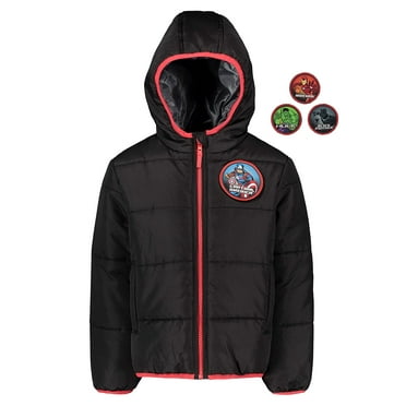 Marvel Avengers Spider-Man Boys' Reversible Sherpa Fleece Jacket (2T-20 ...