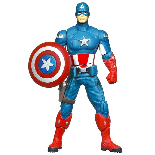 Marvel Avengers Mighty Battlers Shield Spinning Captain America Action ...