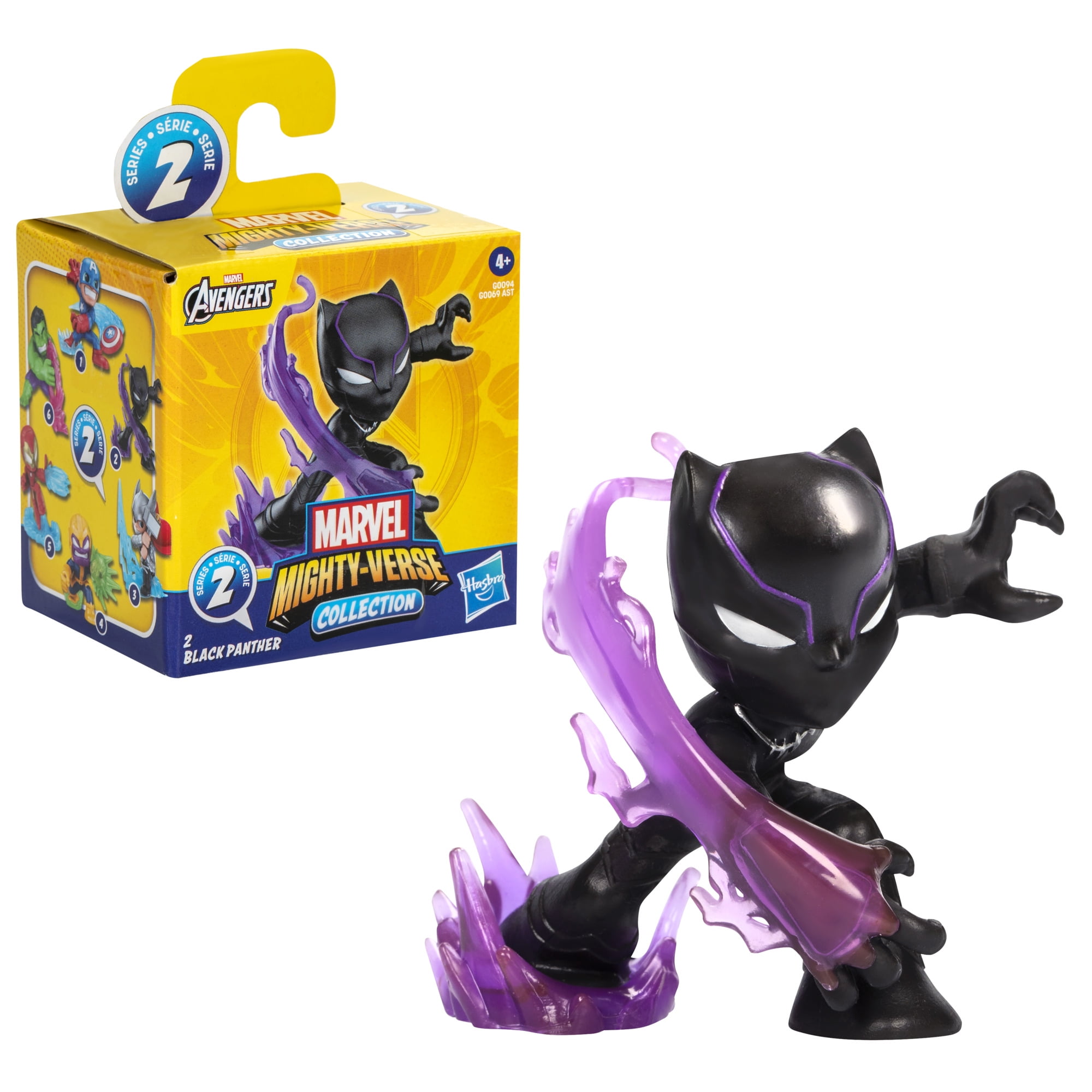 Marvel Avengers Mighty-Verse Collection Series 2, Black Panther Action ...