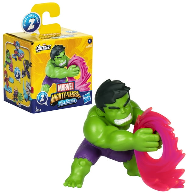 Marvel Avengers Mighty-Verse Collection Series 2, Hulk Action Figure ...