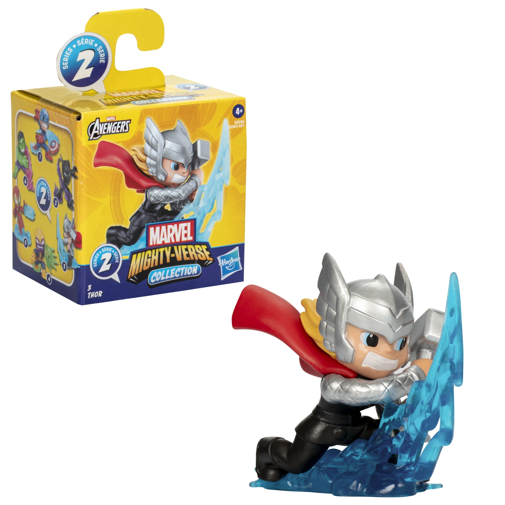 Marvel Avengers Mighty-Verse Collection Series 2, Thor Action Figure ...