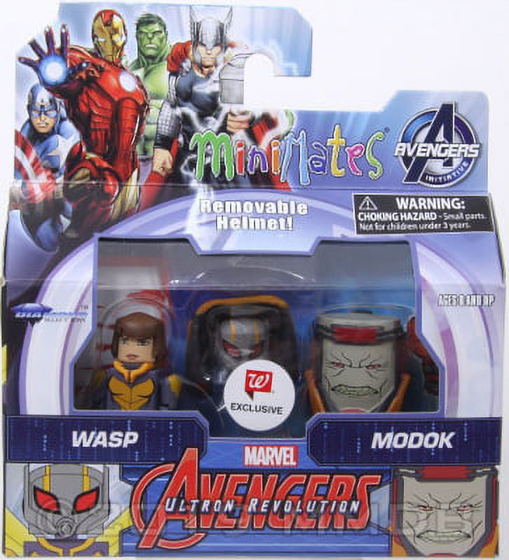Marvel Avengers Minimates Wasp and MODOK 2-Pack Exclusive - Walmart.com