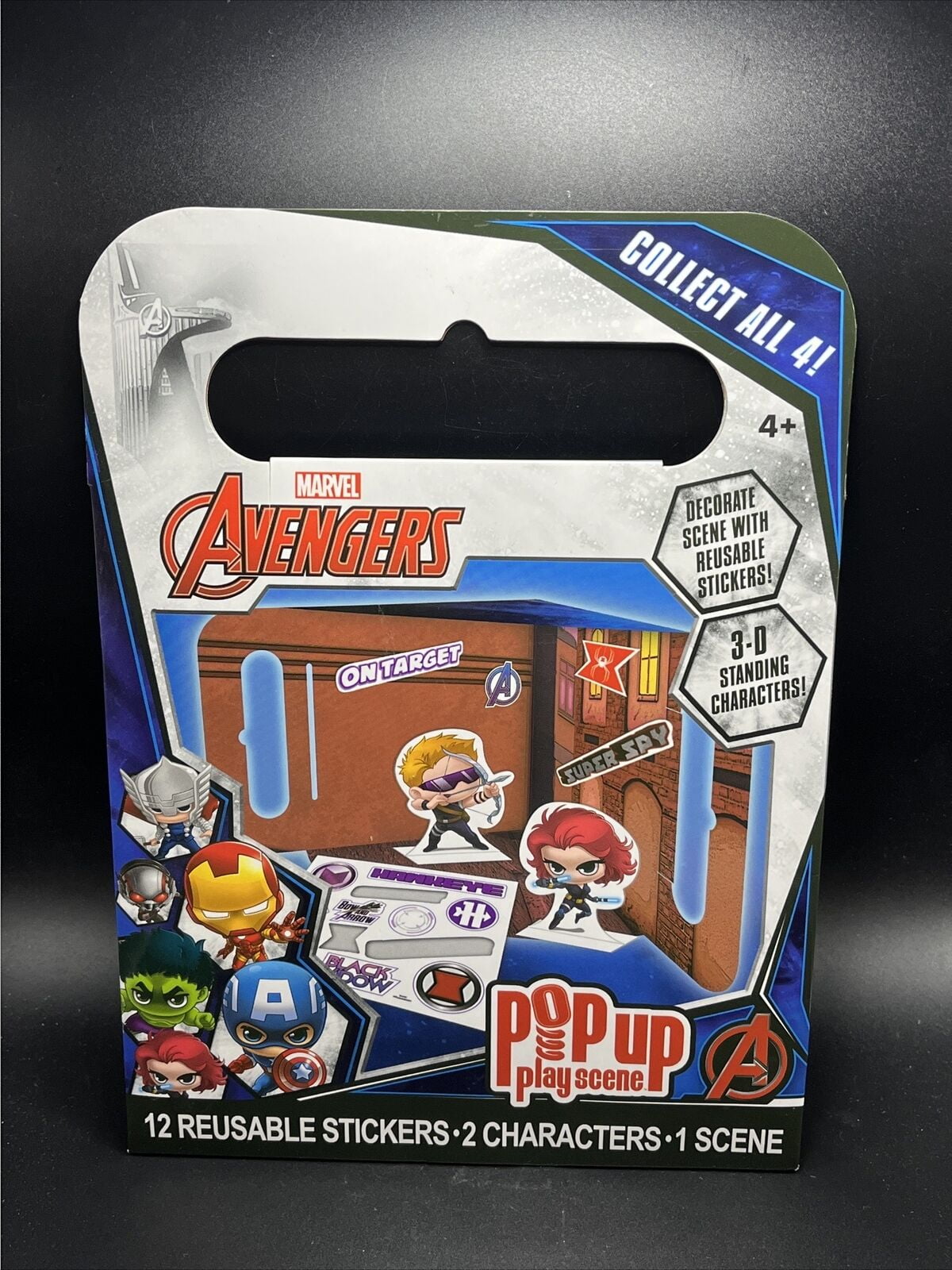Marvel Avengers Pop Up Play Scene w/12 Stickers New - Walmart.com