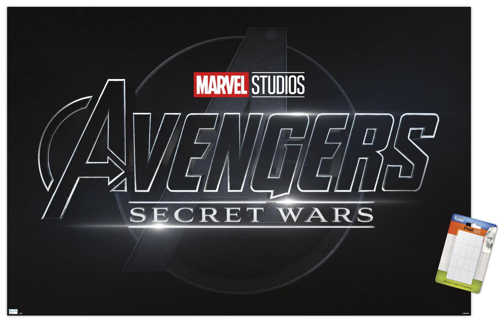 Marvel Avengers: Secret Wars - Logo Wall Poster, 14.725" x 22.375 ...