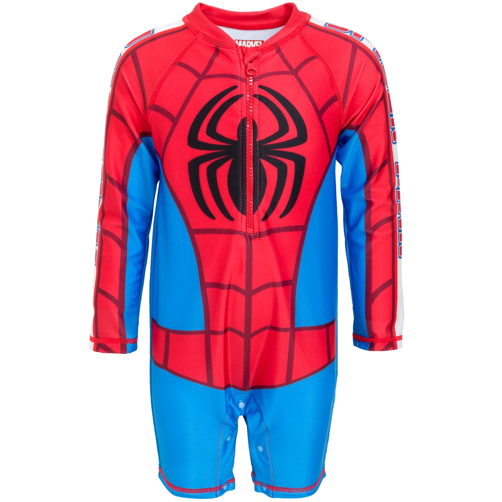 Marvel Avengers Spider-Man Infant Baby Boys Zip-up One Piece Bathing ...