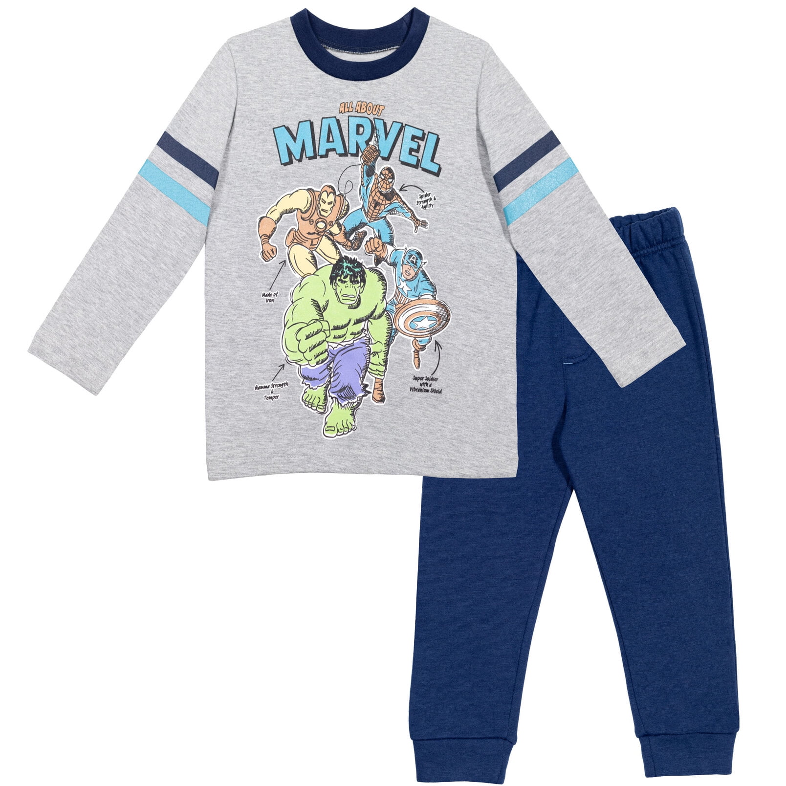 Marvel Avengers Spider-Man Iron Man Captain America Toddler Boys T ...