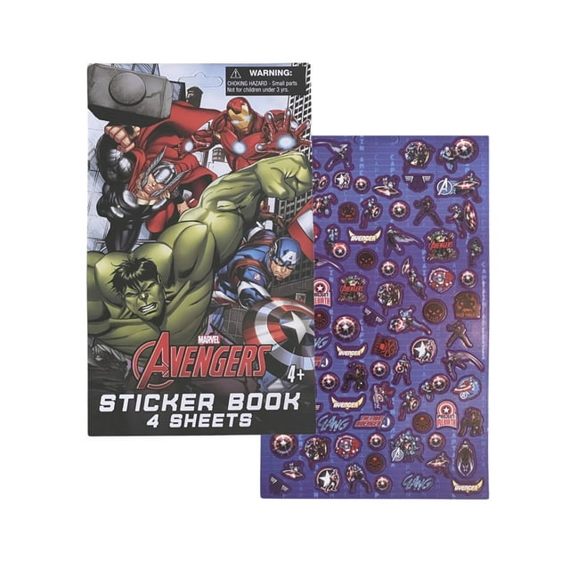 Marvel Avengers Sticker Book with Over 295 Stickers - Walmart.com
