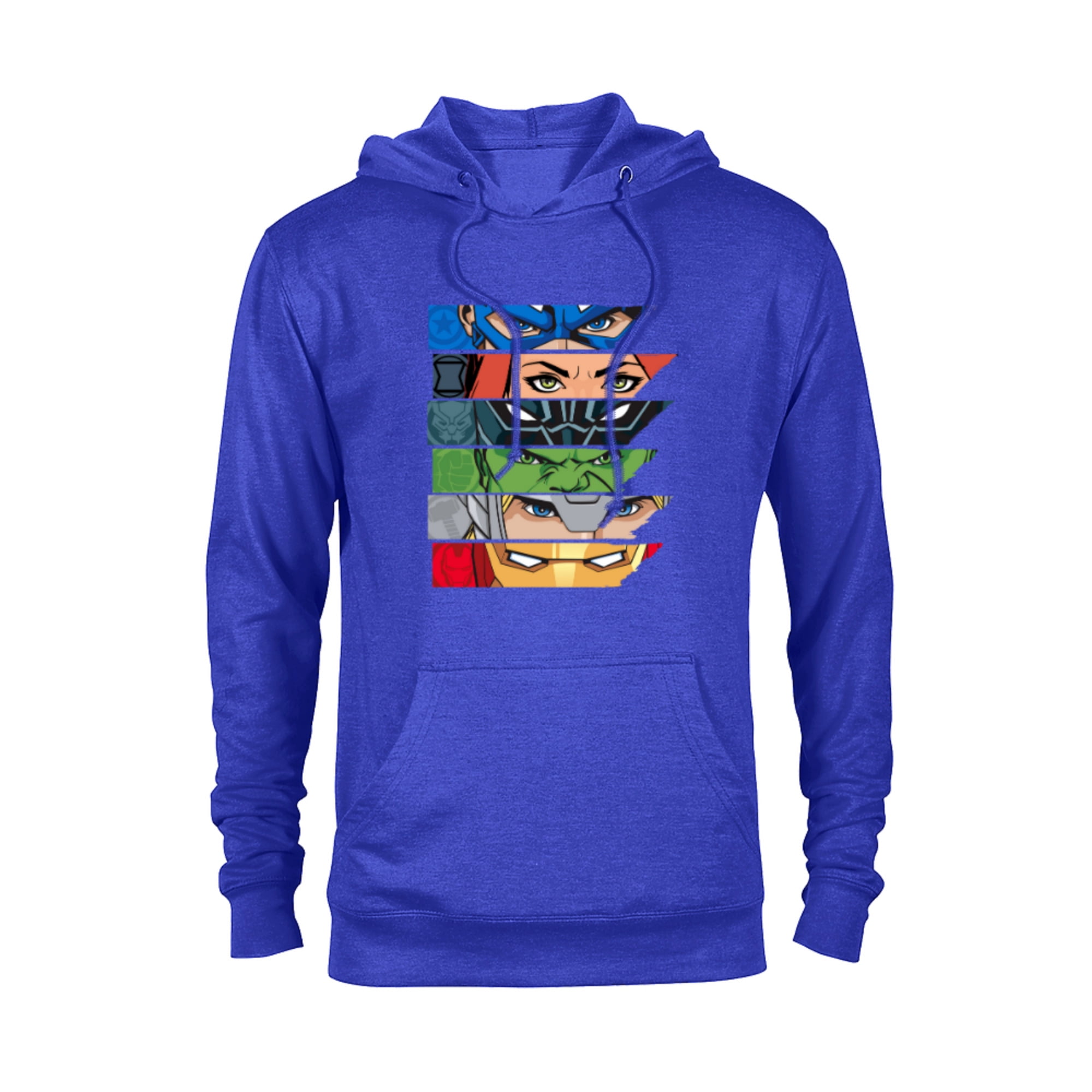 Marvel Avengers Super Hero Eyes - Pullover Hoodie for Adults ...