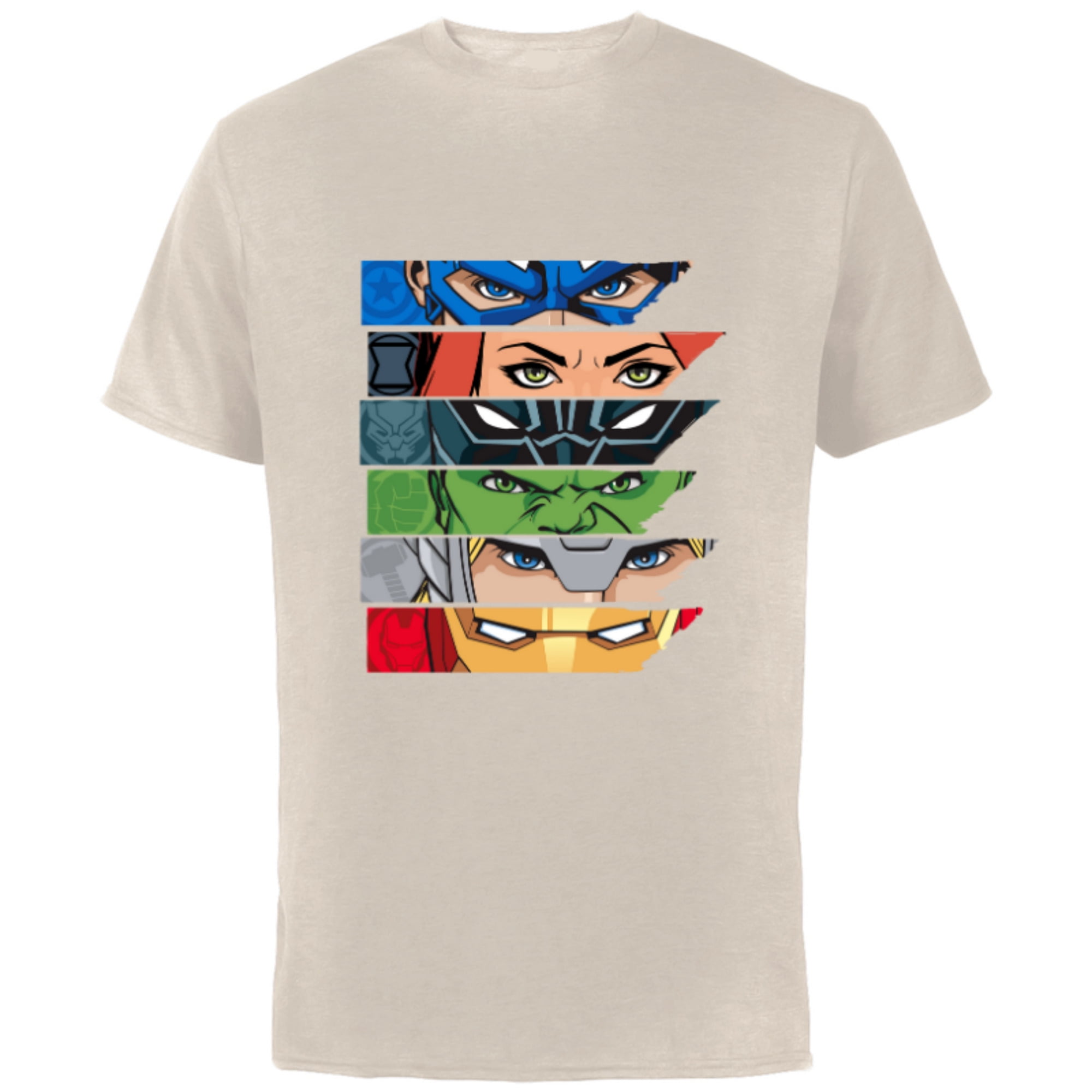 Marvel Avengers Super Hero Eyes - Short Sleeve Cotton T-Shirt for ...