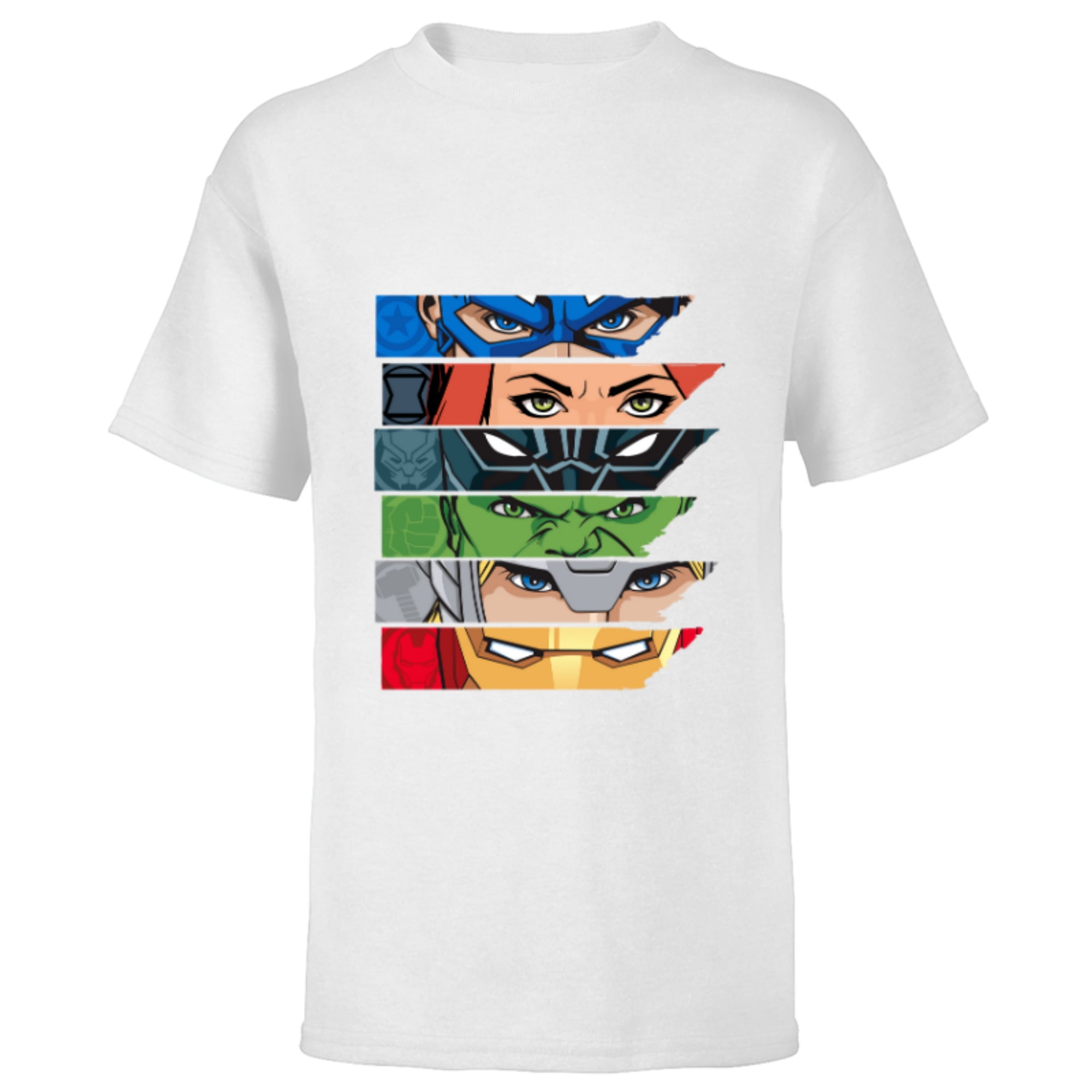 Marvel Avengers Super Hero Eyes - Short Sleeve T-Shirt for Kids ...