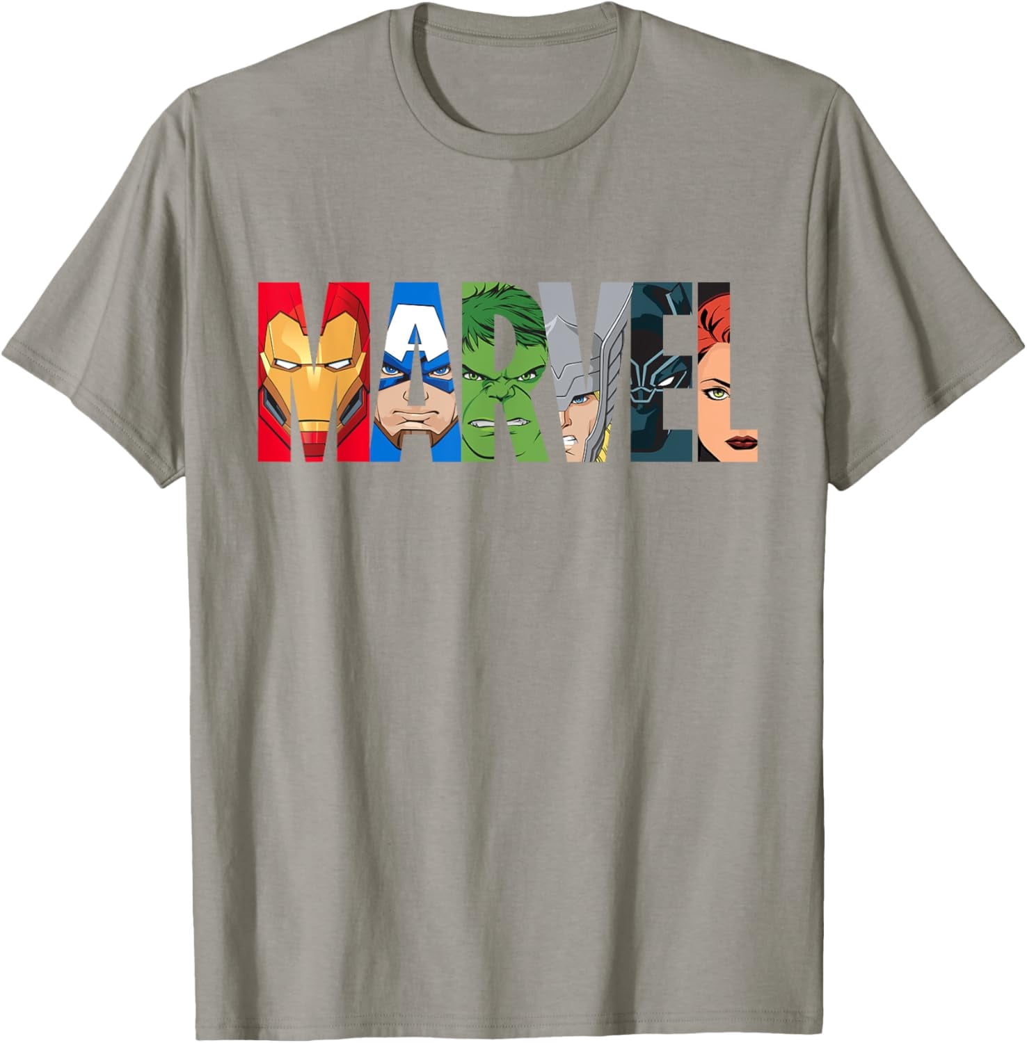 Marvel Avengers Super Heroes Logo Graphic Tee Shirt for Men, Women ...