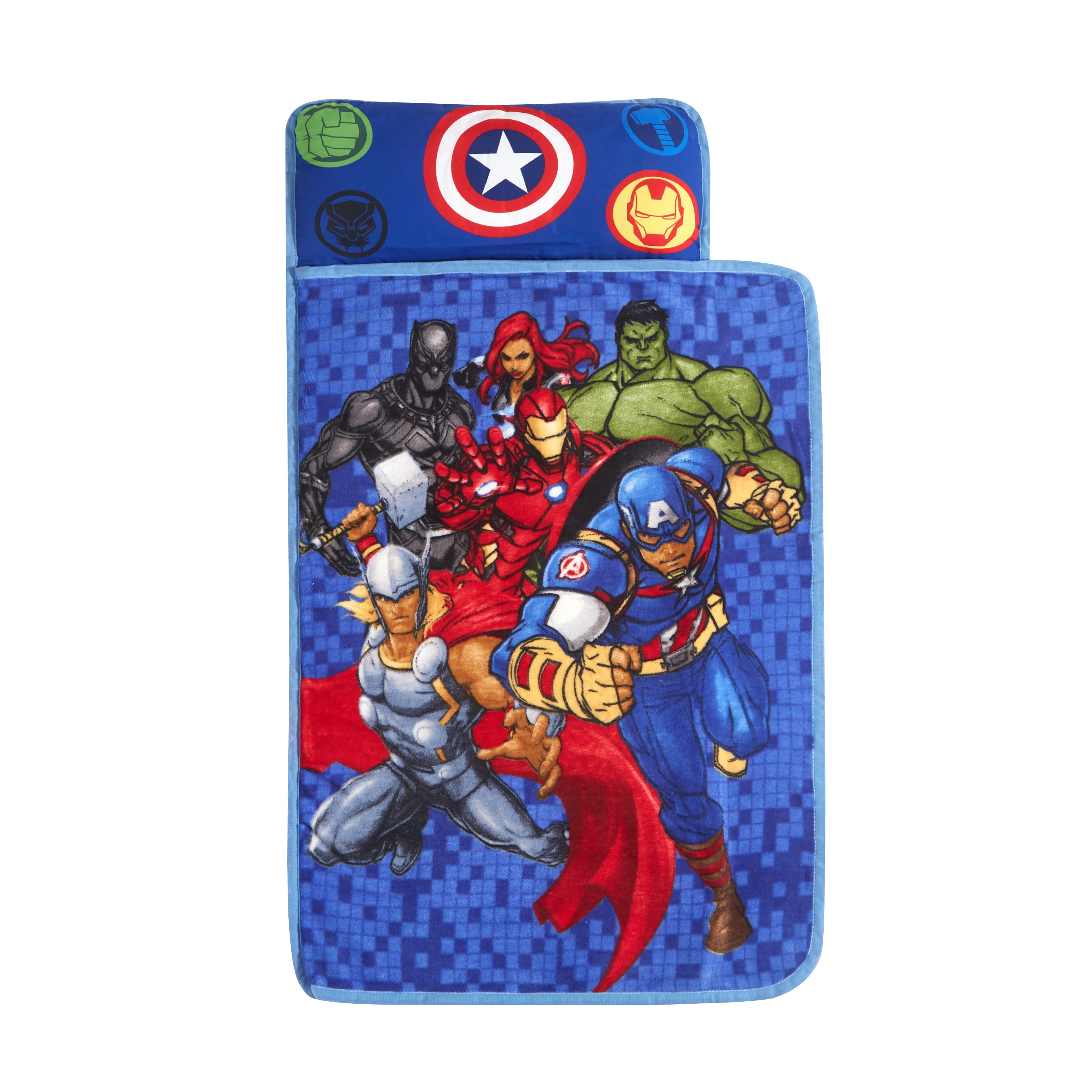 Marvel Avengers Super Soft Toddler Quilted Nap Mat - Walmart.com