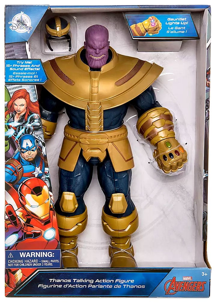 Marvel Avengers Large Thanos Talking Action Figure with Light-Up ...