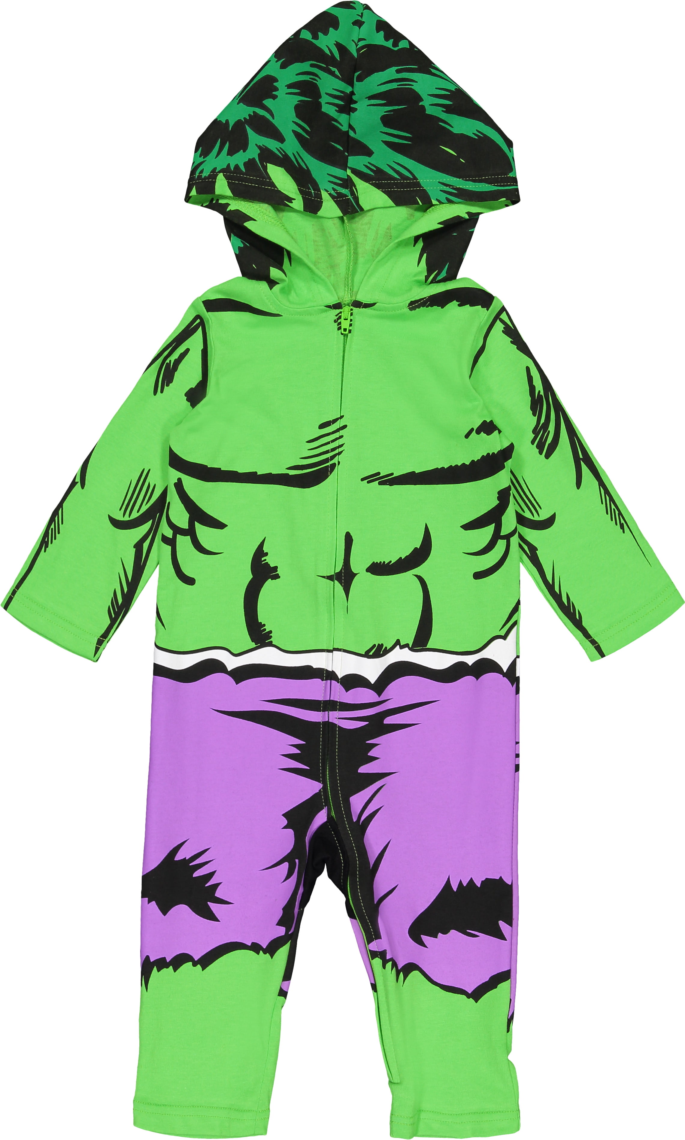Marvel Avengers The Incredible Hulk Toddler Boys Costume Coverall 2T ...